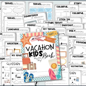 Kids Vacation Book Kids Travel Book Kids Travel Journal Kids Vacation ...