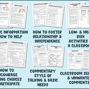 Selective Mutism Back to School Pack for Teachers Selective Mutism ...