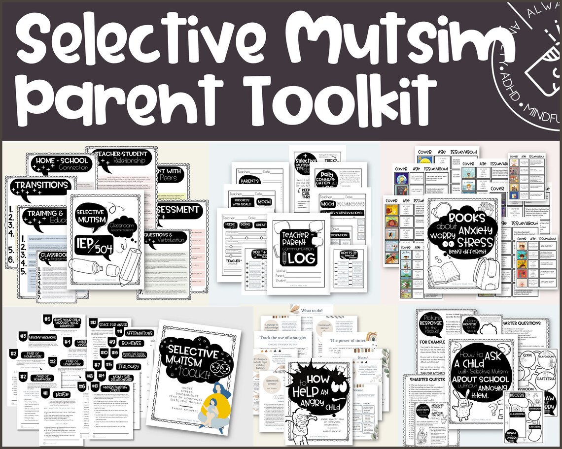 Social Anxiety Toolkit Selective Mutism IEP 504 Goals Selective Mutism ...