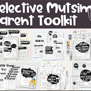 Social Anxiety Toolkit Selective Mutism IEP 504 Goals Selective Mutism ...