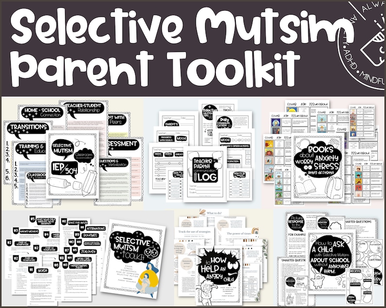 Social Anxiety Toolkit Selective Mutism IEP 504 Goals Selective Mutism ...