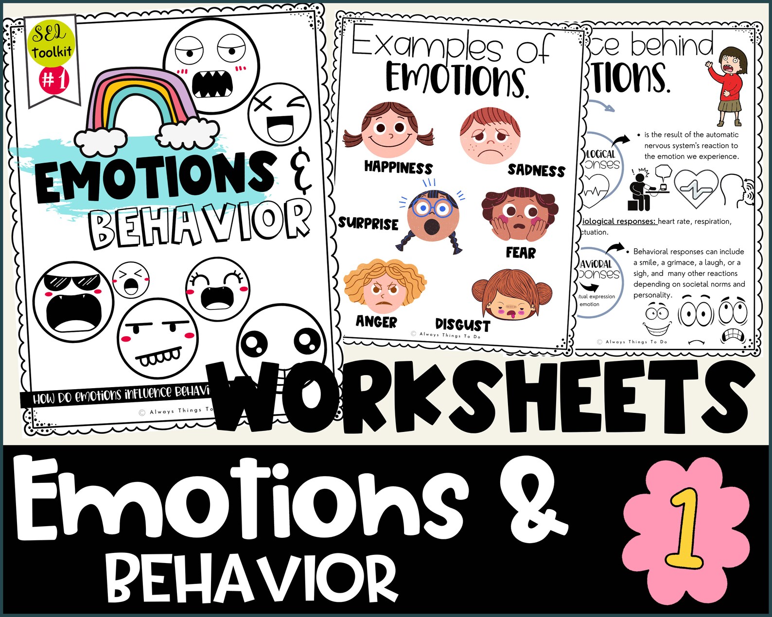 Emotions and the Body Worksheets Emotions and the Body Workbook ...