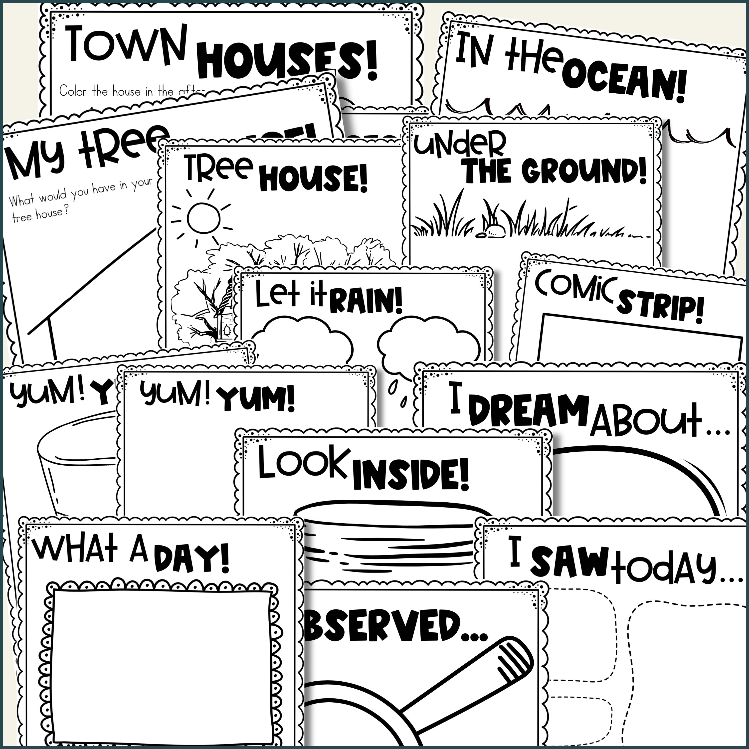 Kids Summer Journal Printable Summer Activity for Kids Summer Activity ...