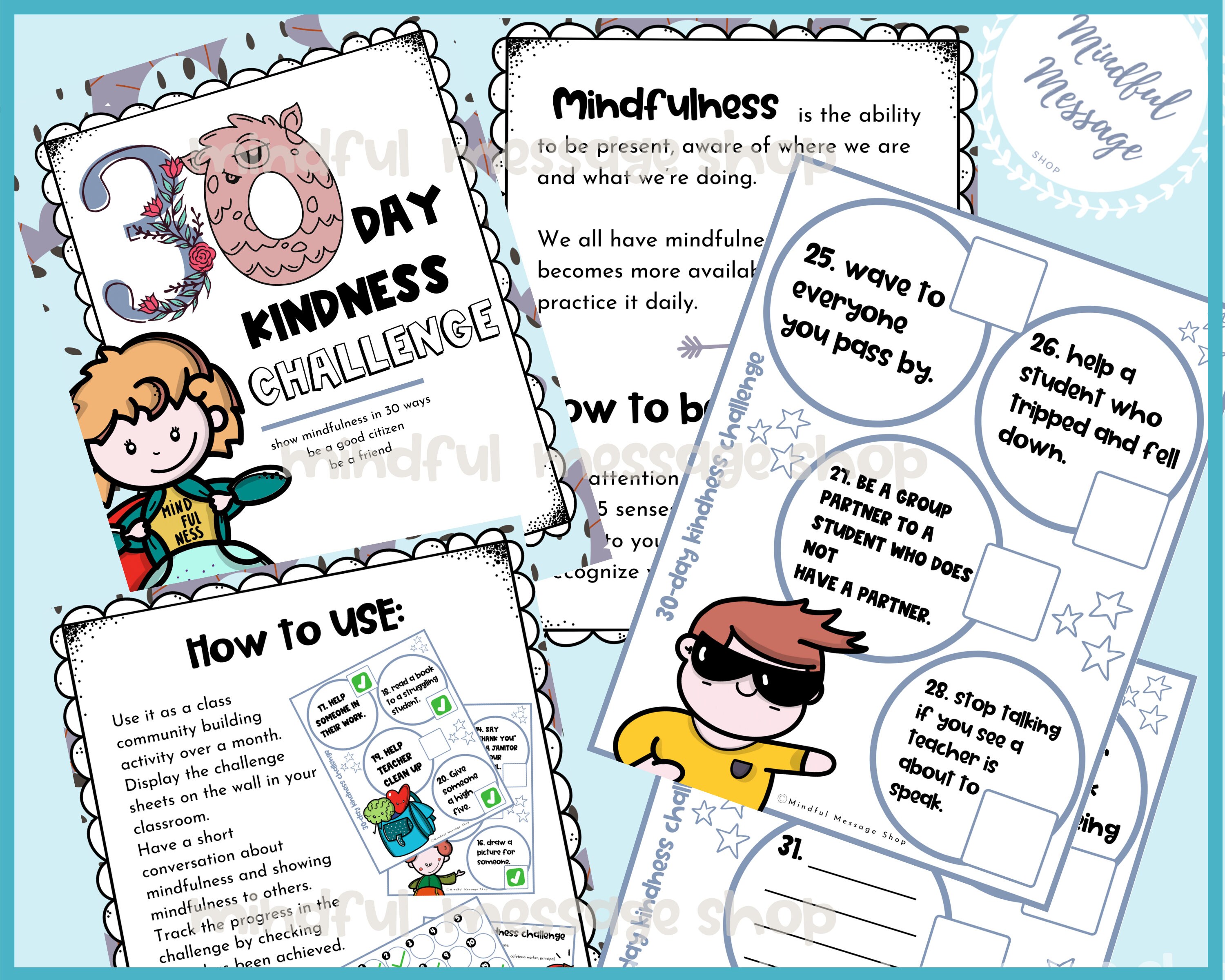 Kindness Activities for Kids Kindness Worksheets for Classroom Kindness ...