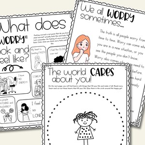 Worry Journal Kid Worry Worksheets for Kids Worry Journal Printable ...