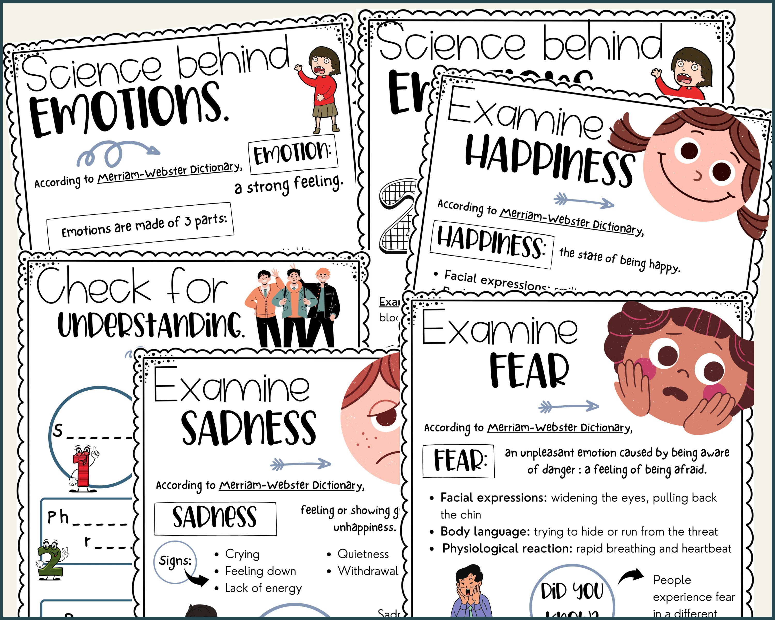 Emotions and the Body Kit Emotions Toolkit for Kids Feelings Pack Kids ...