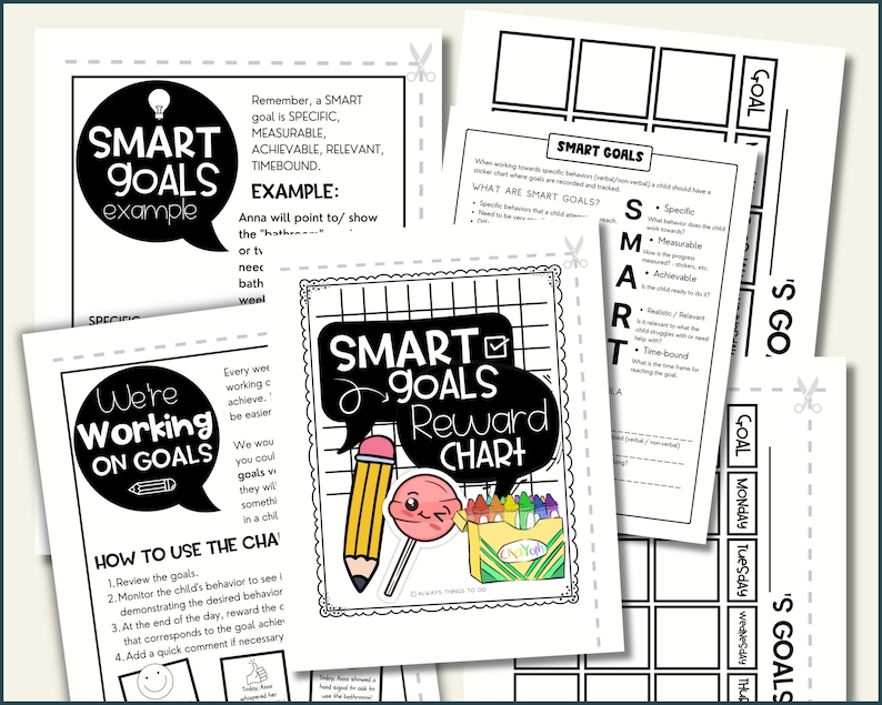 Selective Mutism Chart Selective Mutism Smart Goals Selective Mutism ...