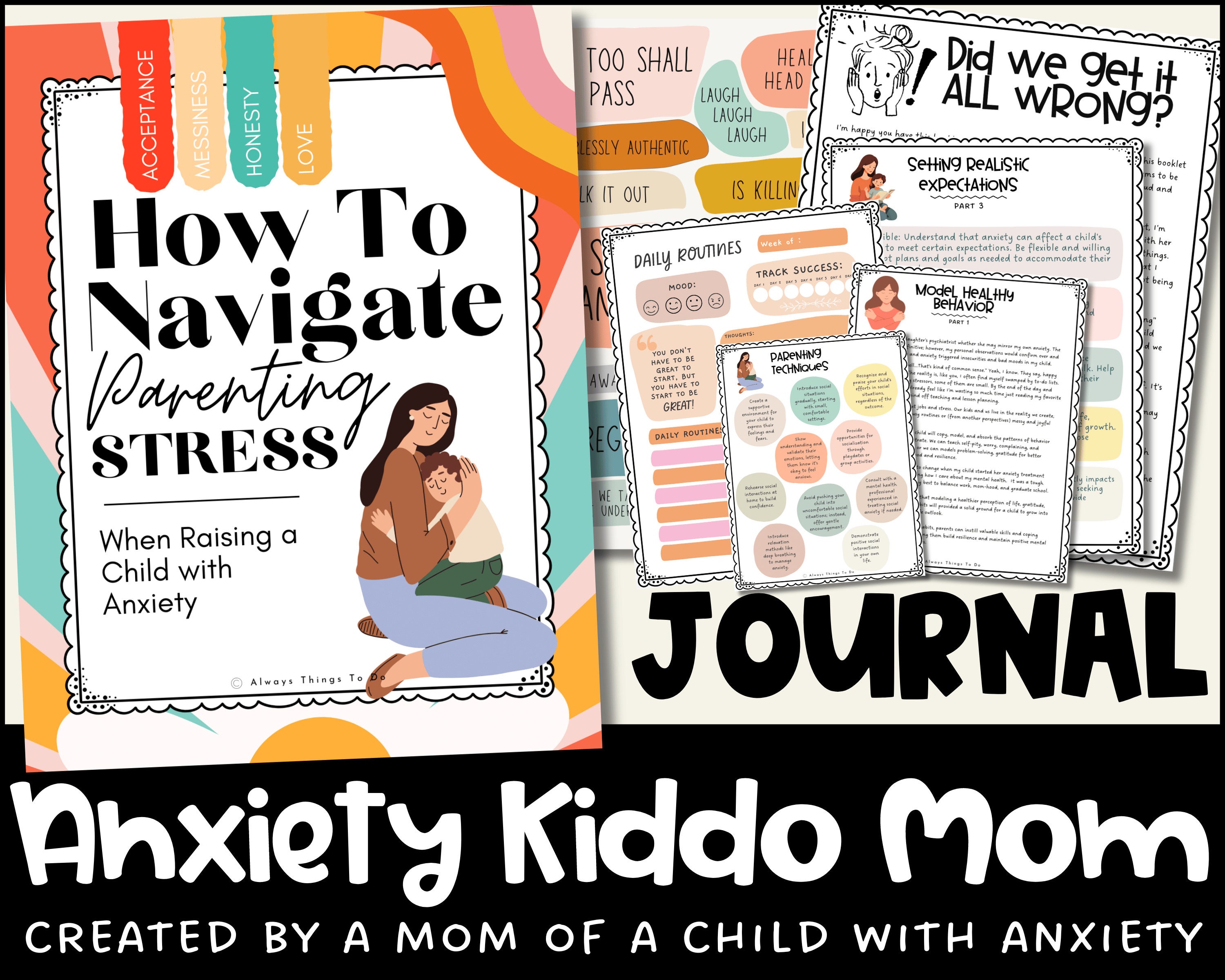 Parenting Worksheets Anxiety Kids Parents Tips for Raising a Child With ...