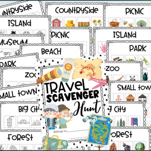 Kids Travel Journals Activities Bundle Travel Journal Activities for ...