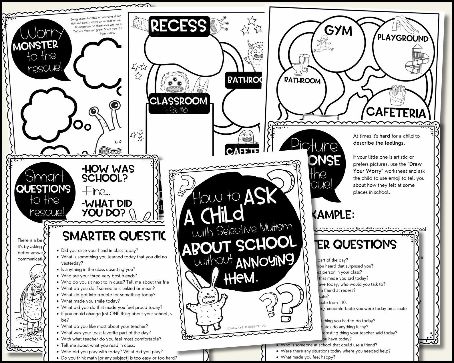 Selective Mutism Resource Parent Social Anxiety Tool for Parents ...