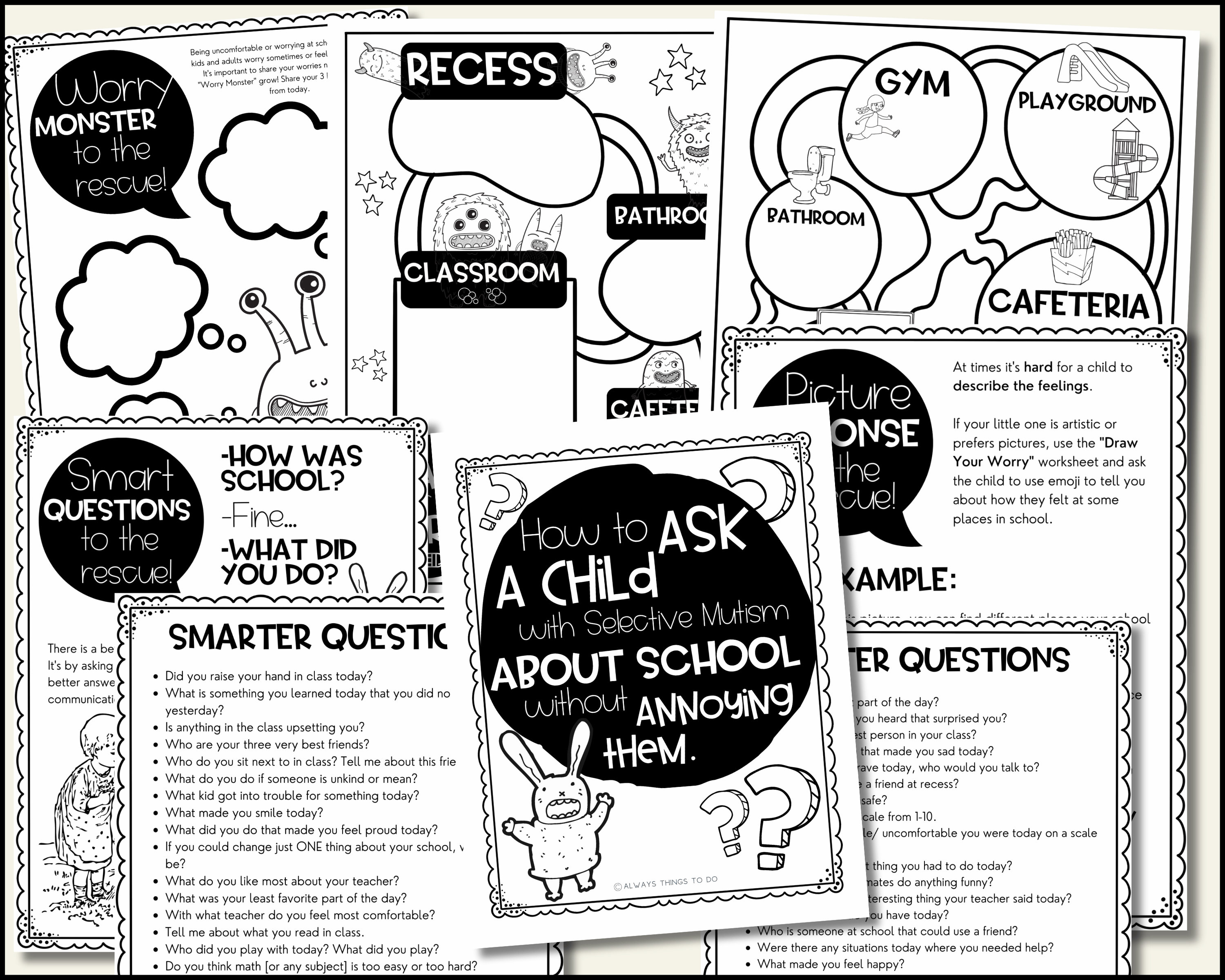 Selective Mutism Resource Parent Social Anxiety Tool for Parents ...