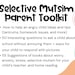Selective Mutism Worksheets for Selective Mutism IEP 504 Goals for ...