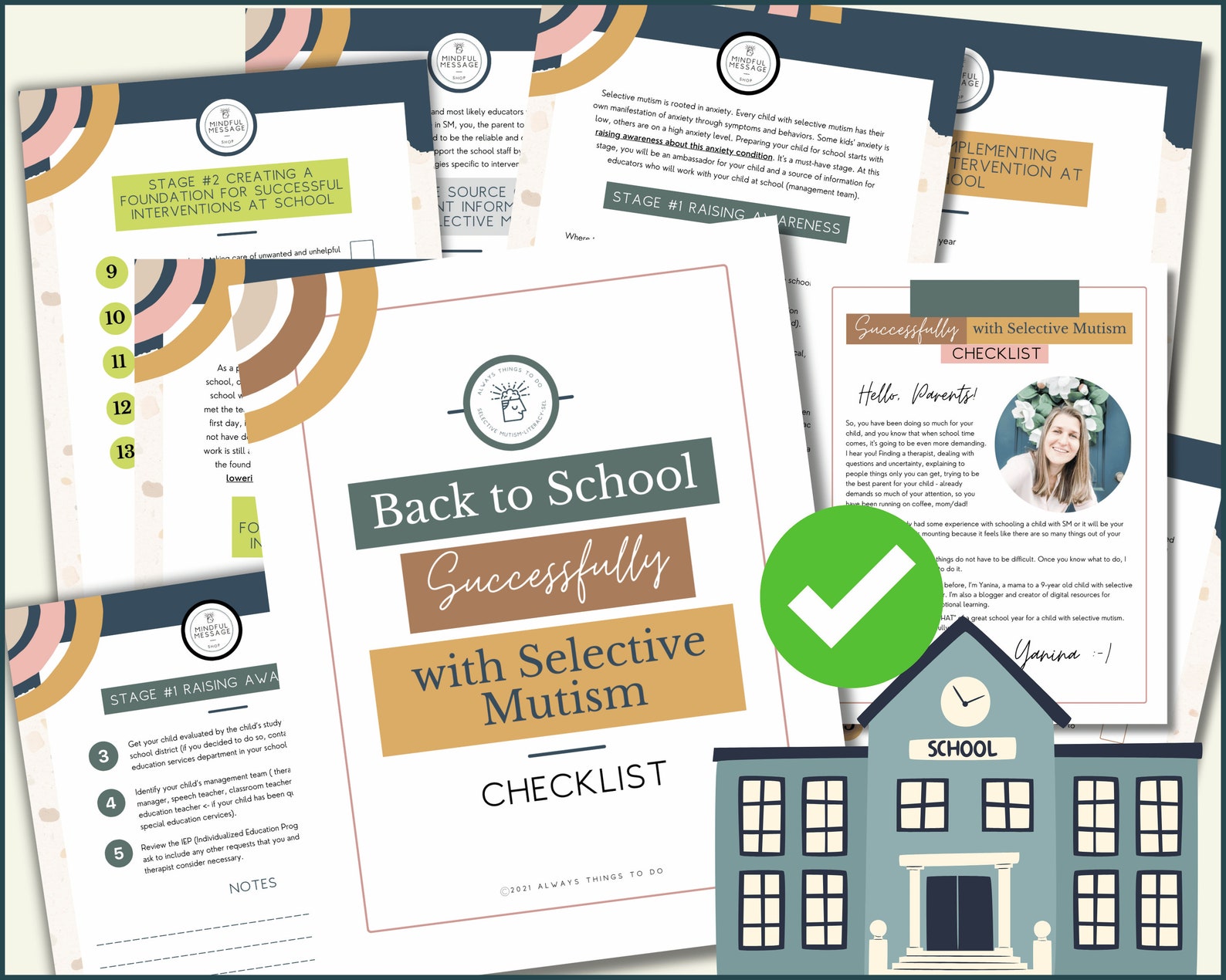 Selective Mutism Back to School Checklist Selective Mutism School Tips ...