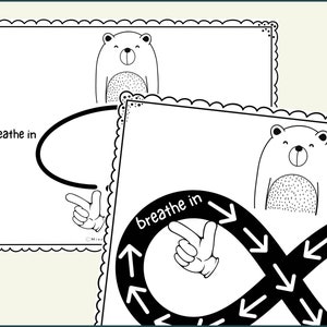 Breathing Board Breathing Cards Mindful Breathing Tool Mindful ...