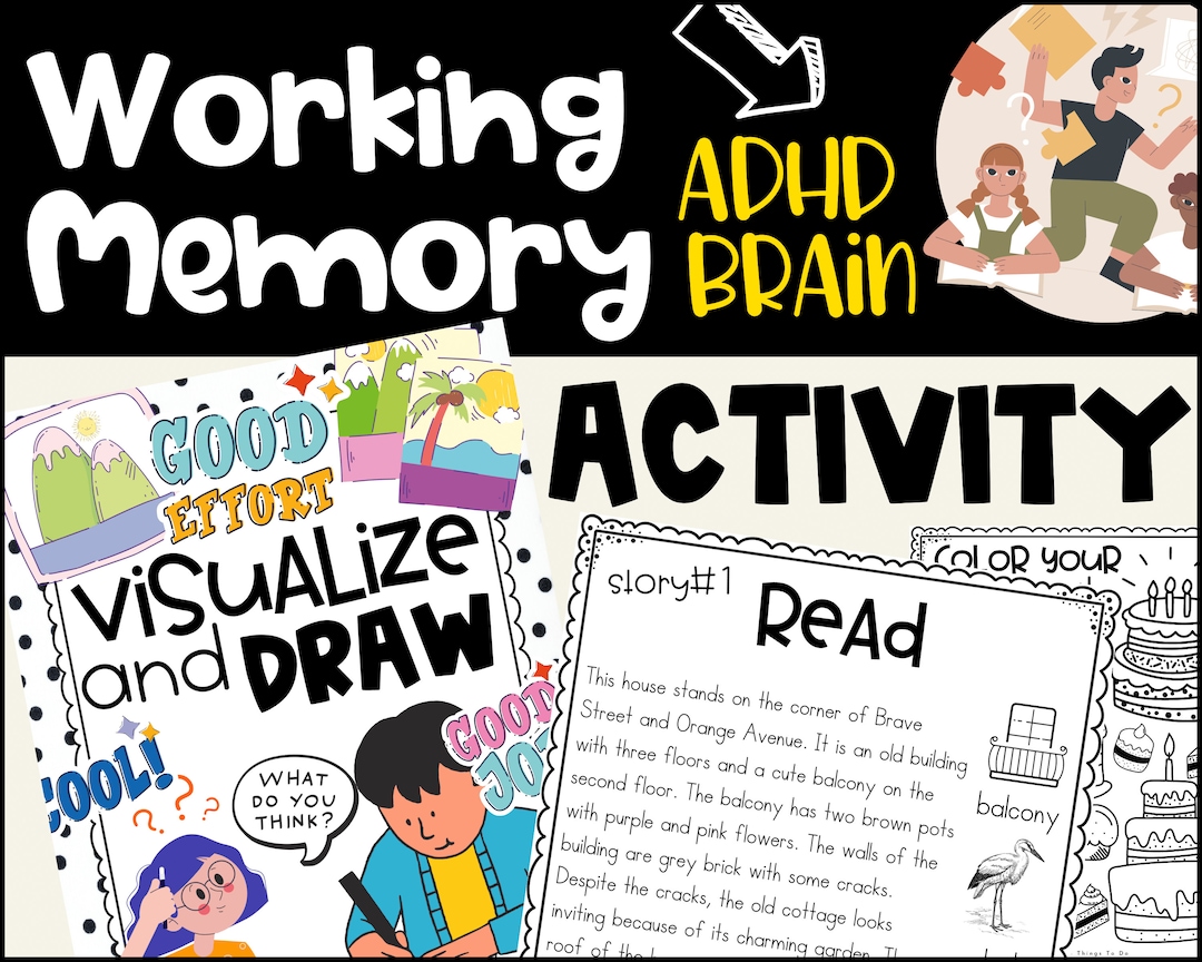 Kids Memory Game Printable Memory Game for Working Memory Game for Kids ...