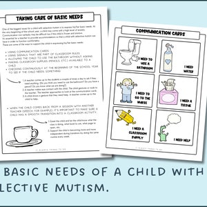 Selective Mutism Classroom Accommodations Selective Mutism Anxiety ...