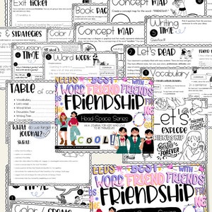 Friendship Worksheets for Kids Friendship Journal Friendship Printables ...