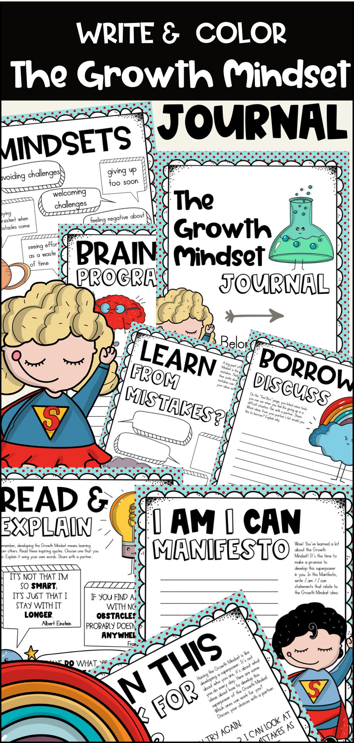 Growth Mindset Kids Growth Mindset Journal Growth Mindset Activities ...