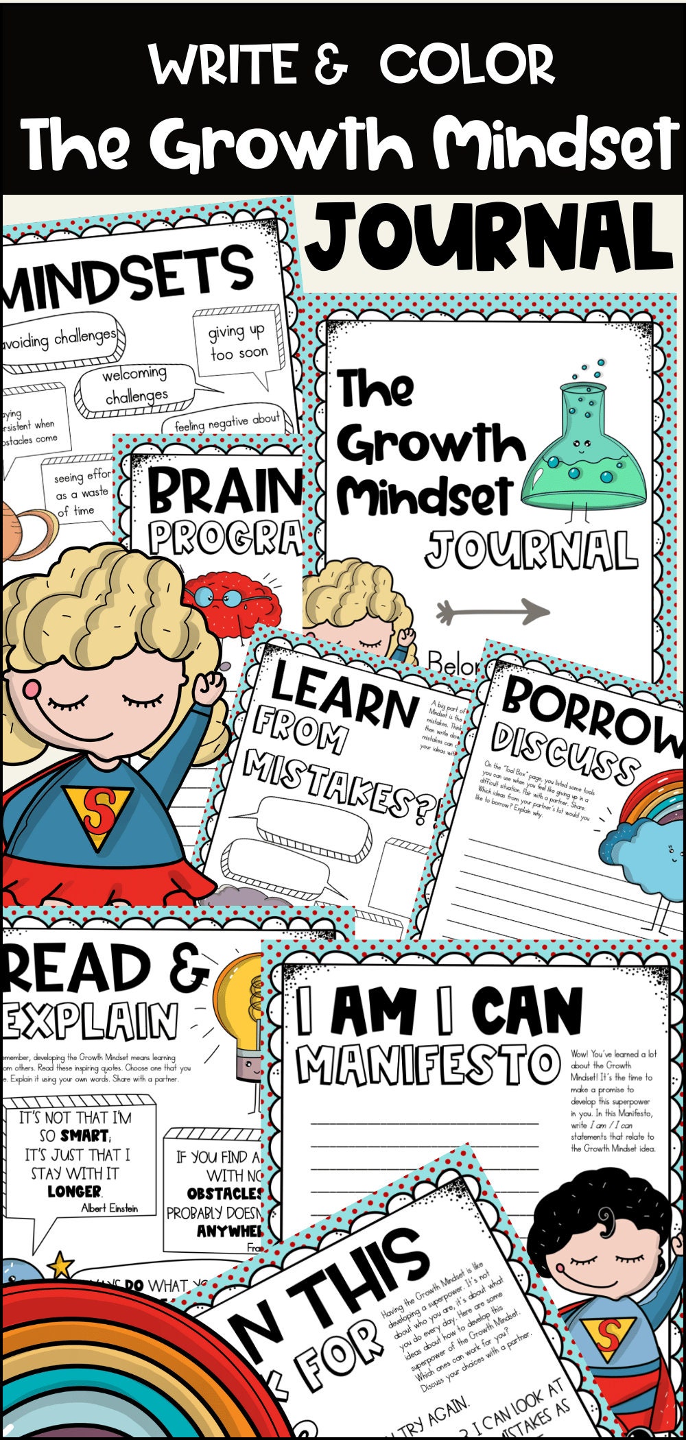 Growth Mindset Kids Growth Mindset Journal Growth Mindset Activities ...