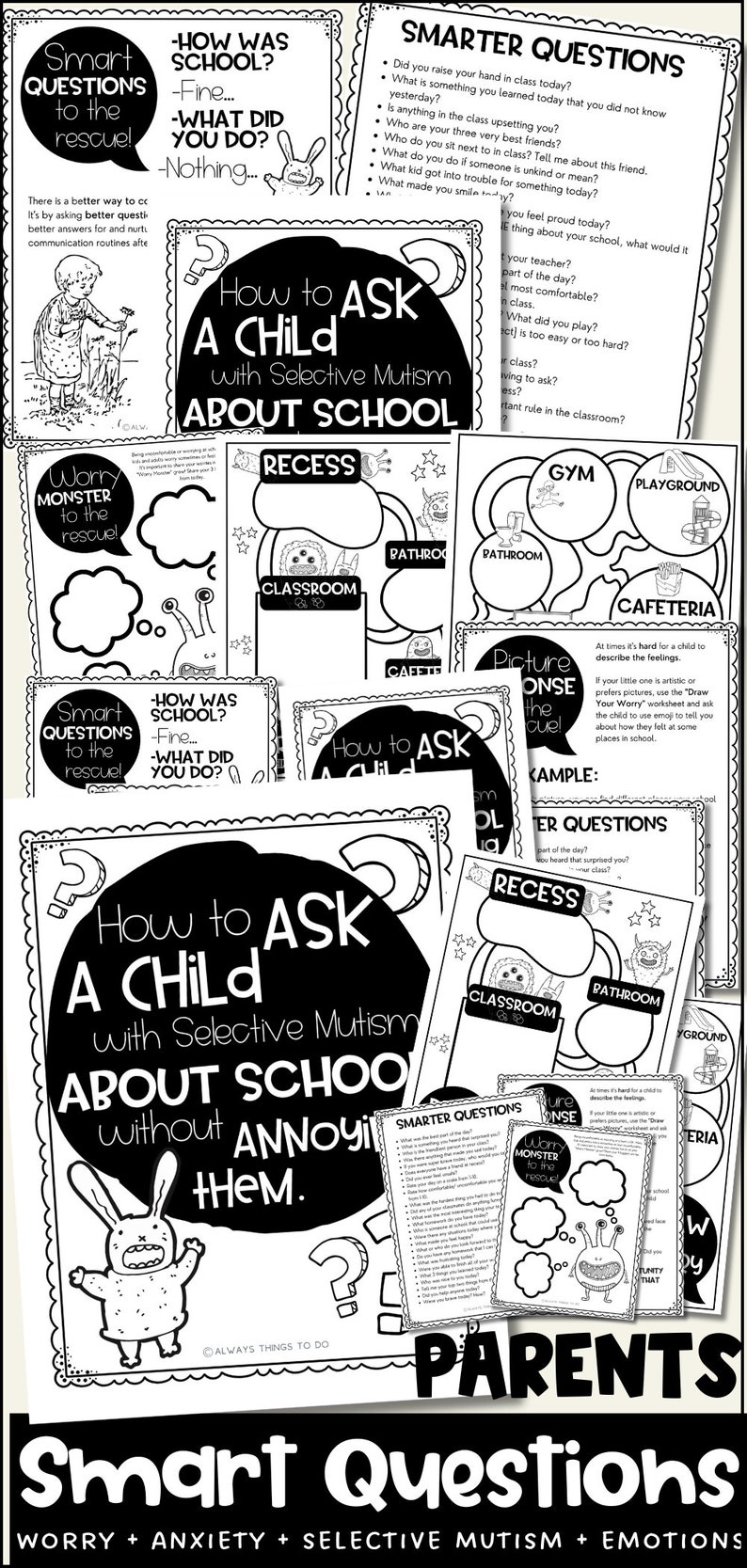 Selective Mutism Resource Parent Social Anxiety Tool for Parents ...