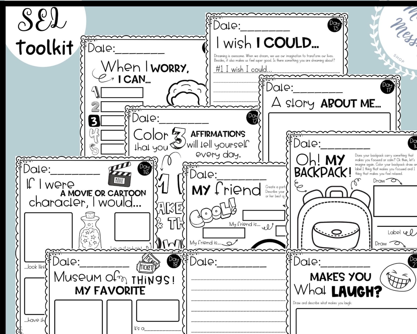 Kids Journal Printable Kids Journal Pages Kids Journaling Kids Writing ...