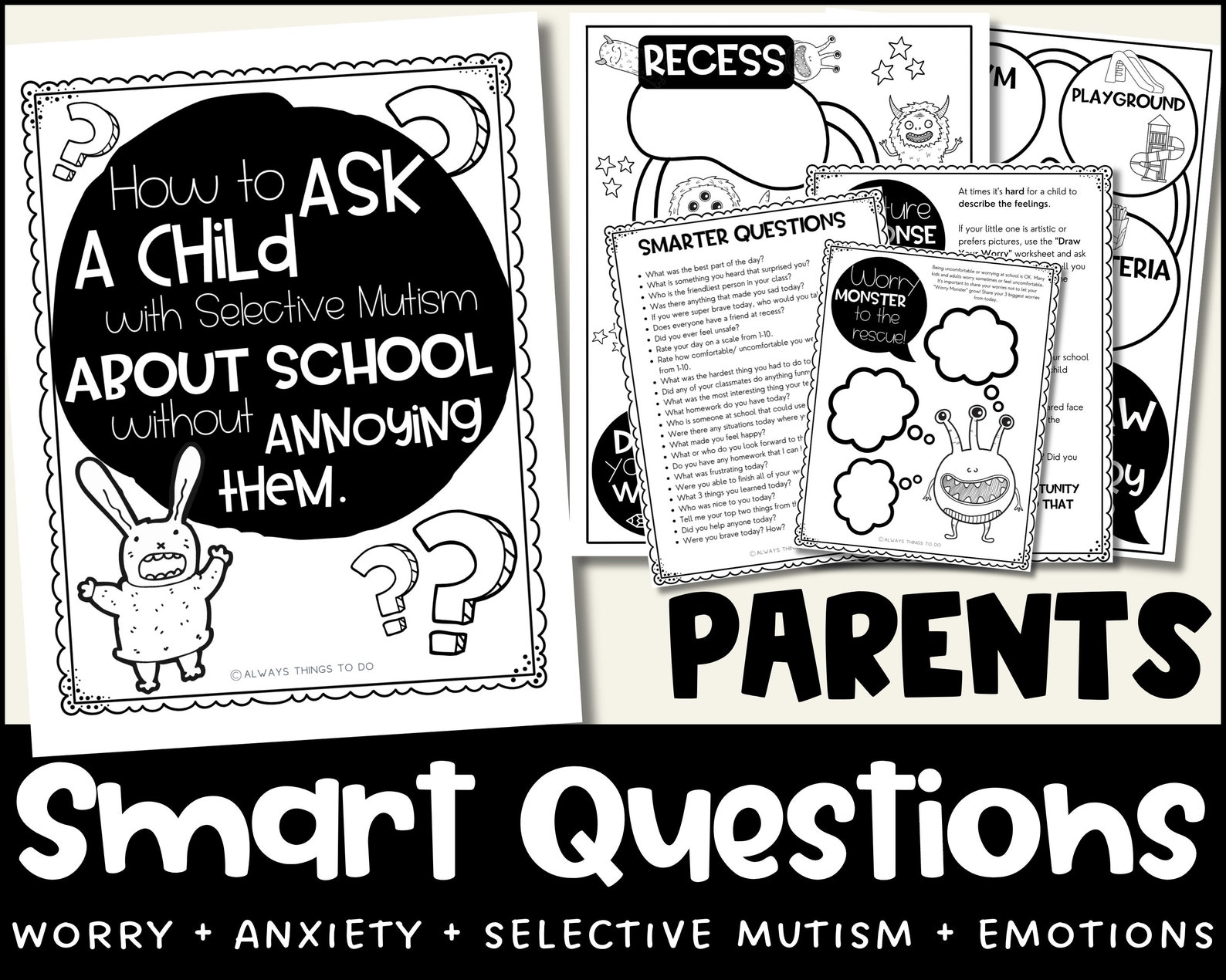 Selective Mutism Resource Parent Social Anxiety Tool for Parents ...