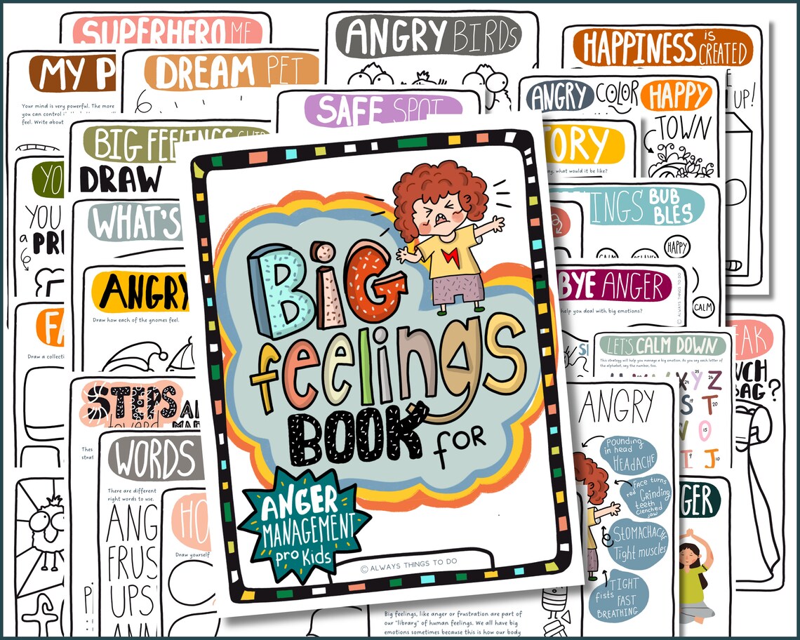 Mental Health Kids Activity Bundle Kids Mental Health Bundle Mental ...