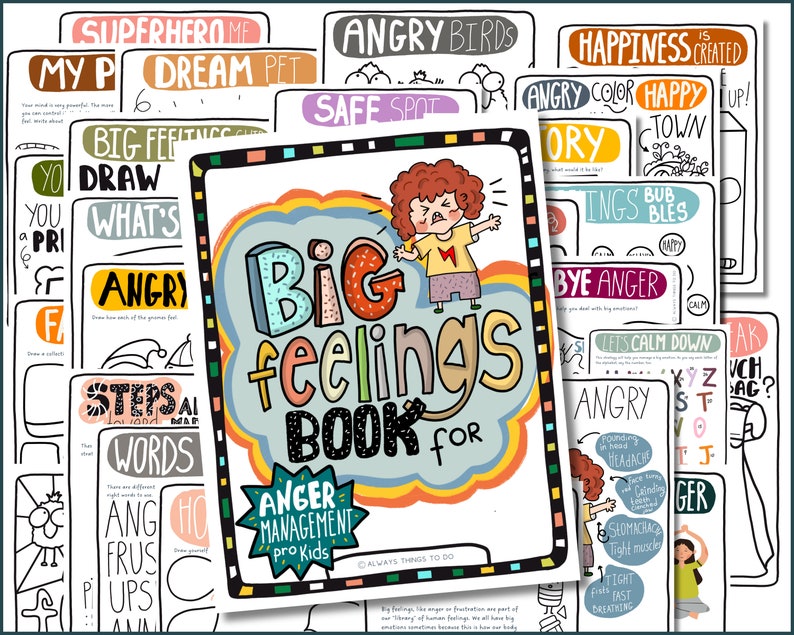 Mental Health Kids Activity Bundle Kids Mental Health Bundle Mental ...