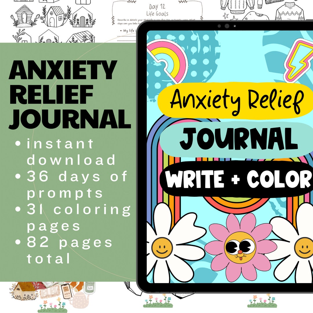 Anxiety Workbook Adults Anxiety Worksheets Adults Anxiety Work Book ...