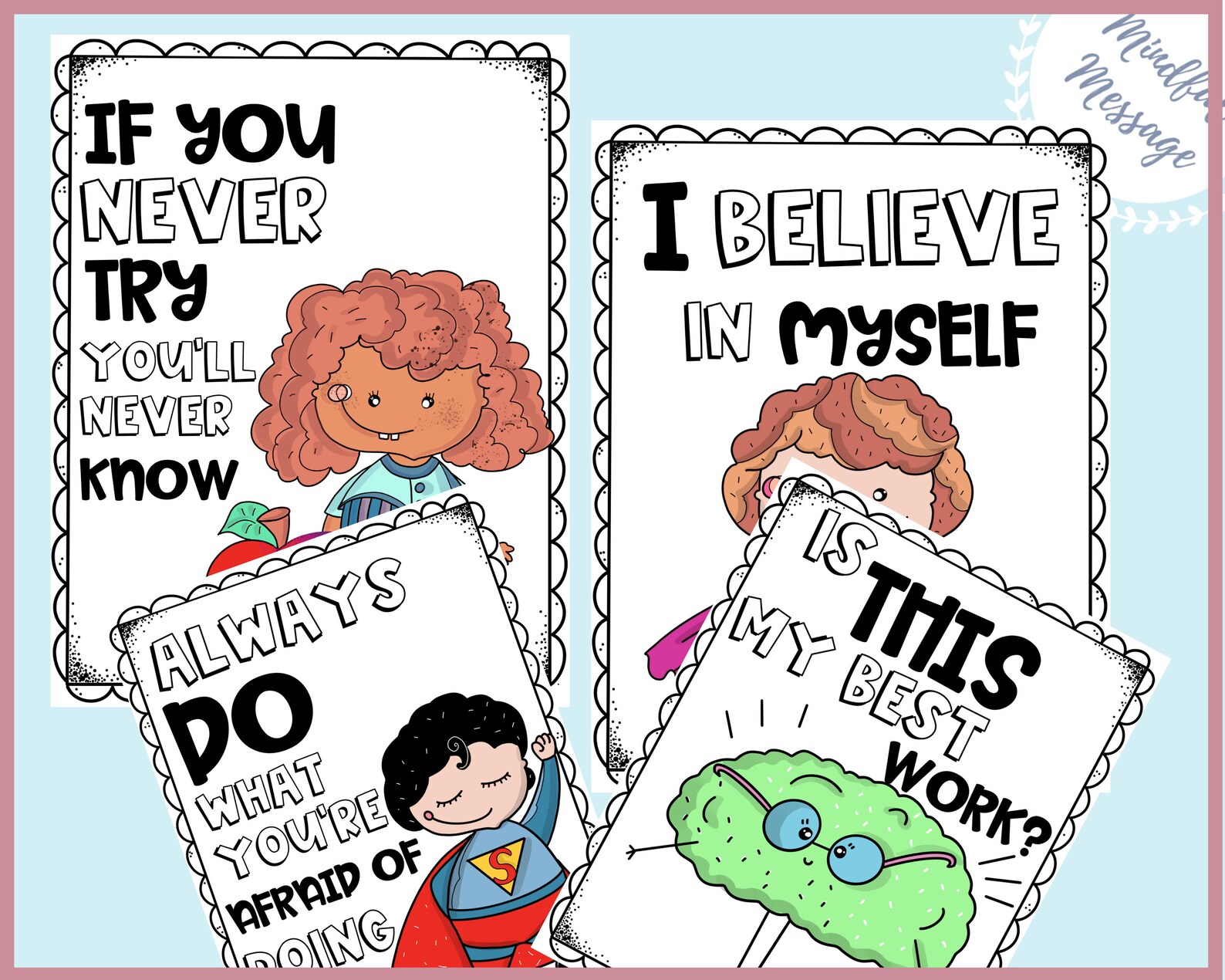 Growth Mindset Poster Growth Mindset Kids Printables Growth Mindset ...