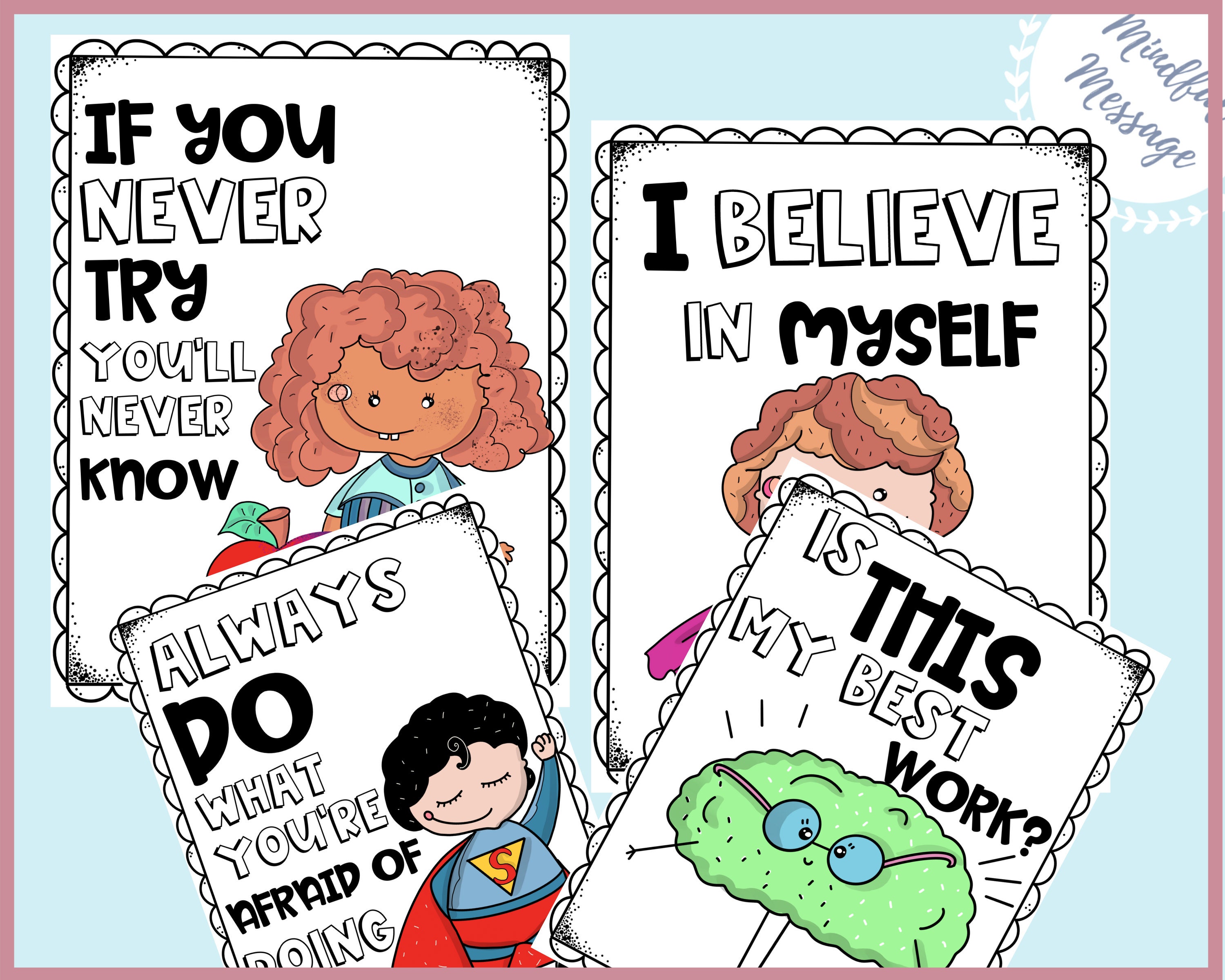 Growth Mindset Poster Growth Mindset Kids Printables Growth Mindset ...