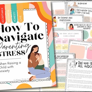 Parenting Worksheets Anxiety Kids Parents Tips for Raising a Child With ...