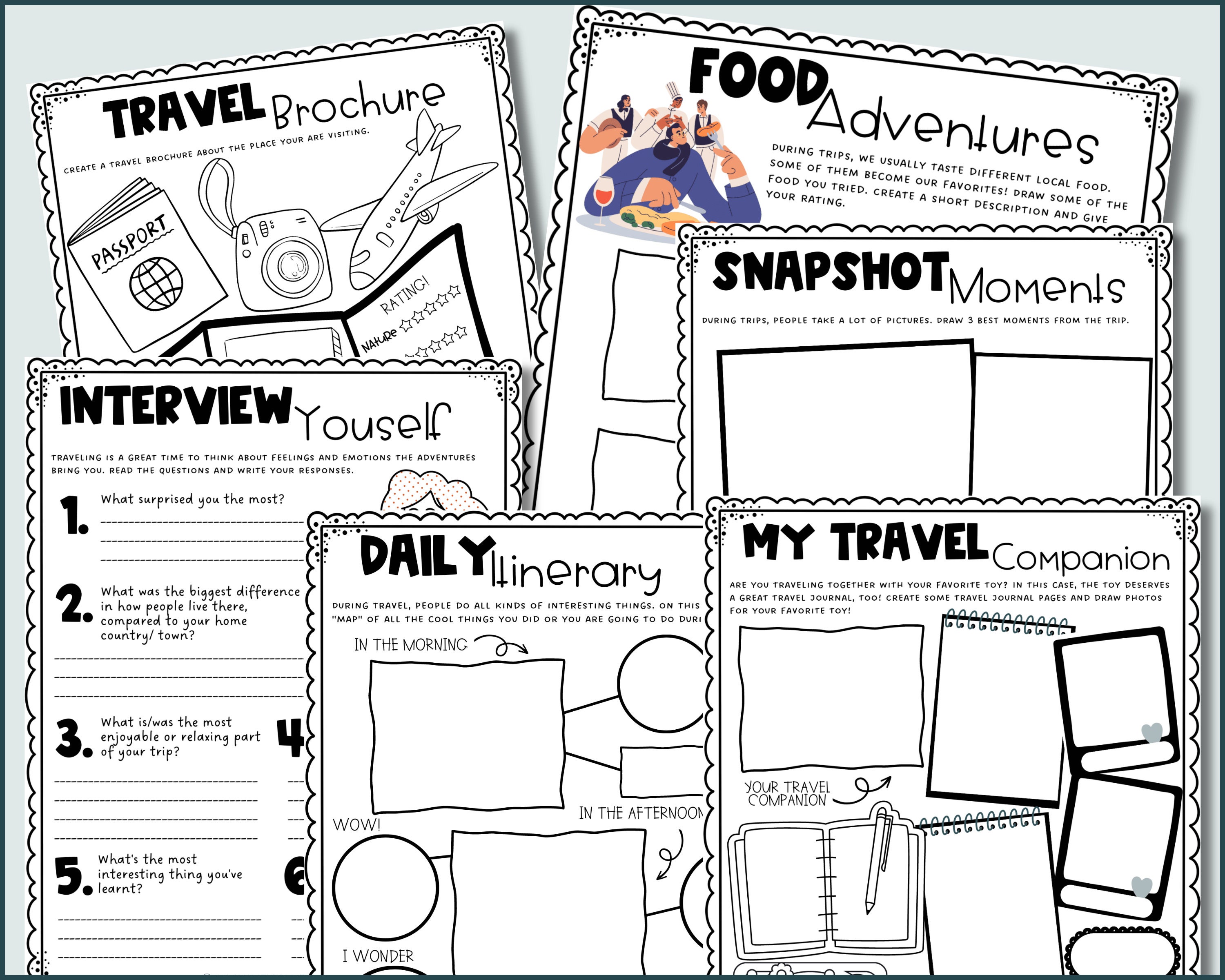 Kids Vacation Book Kids Travel Book Kids Travel Journal Kids Vacation ...