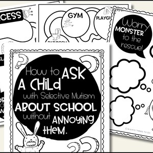 Selective Mutism Resource Parent Social Anxiety Tool for Parents ...