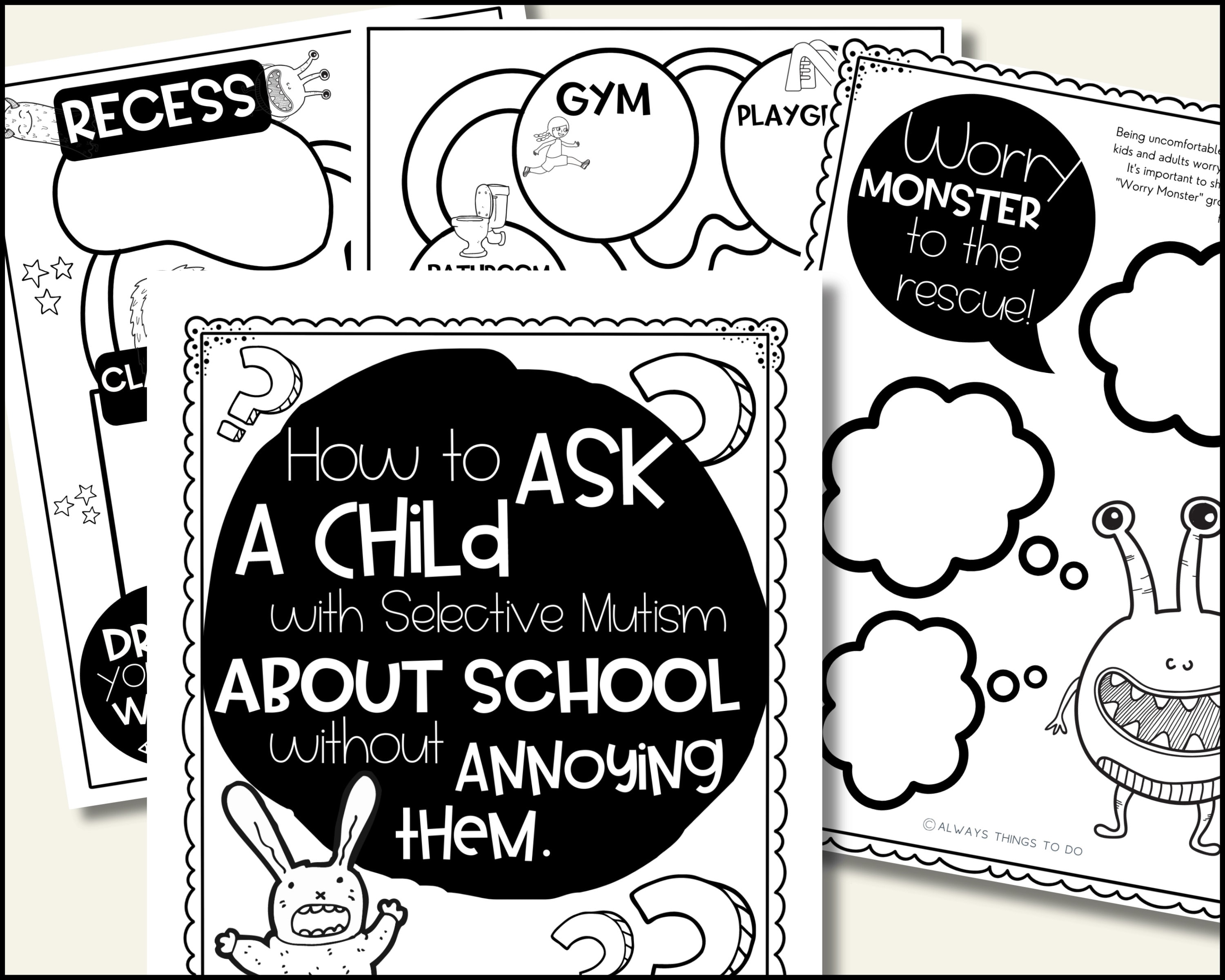 Selective Mutism Resource Parent Social Anxiety Tool for Parents ...