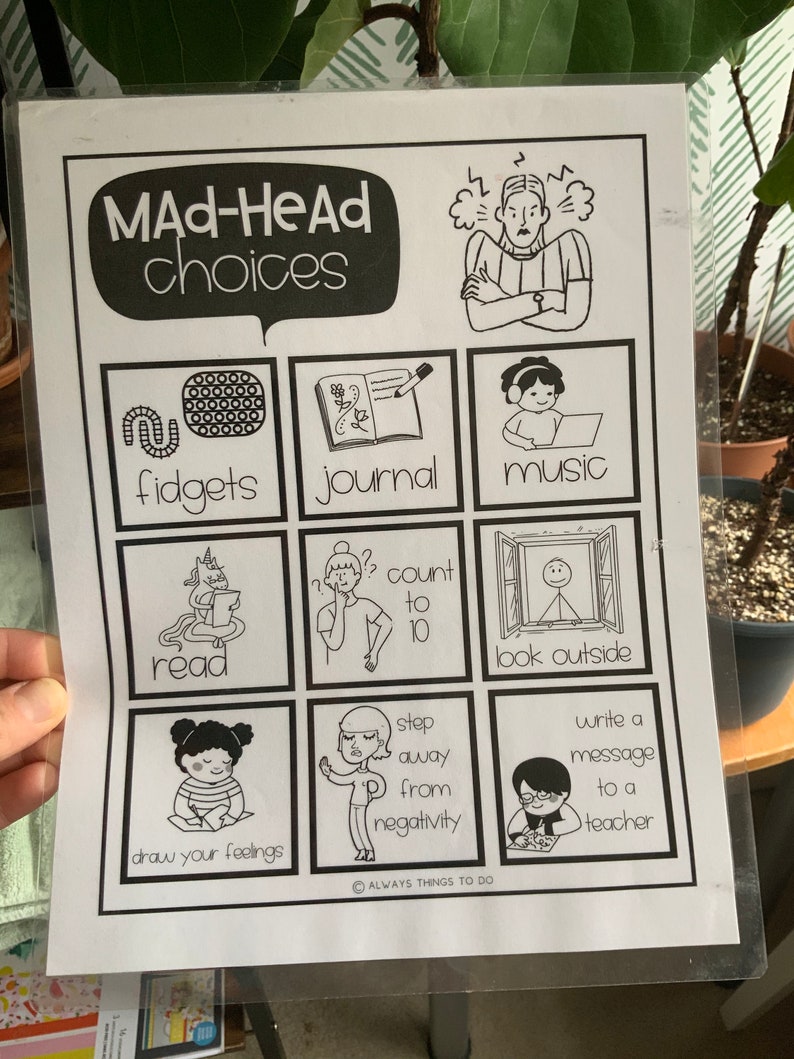 Emotional Regulation Kids Chart Emotional Regulation Poster for Kids ...