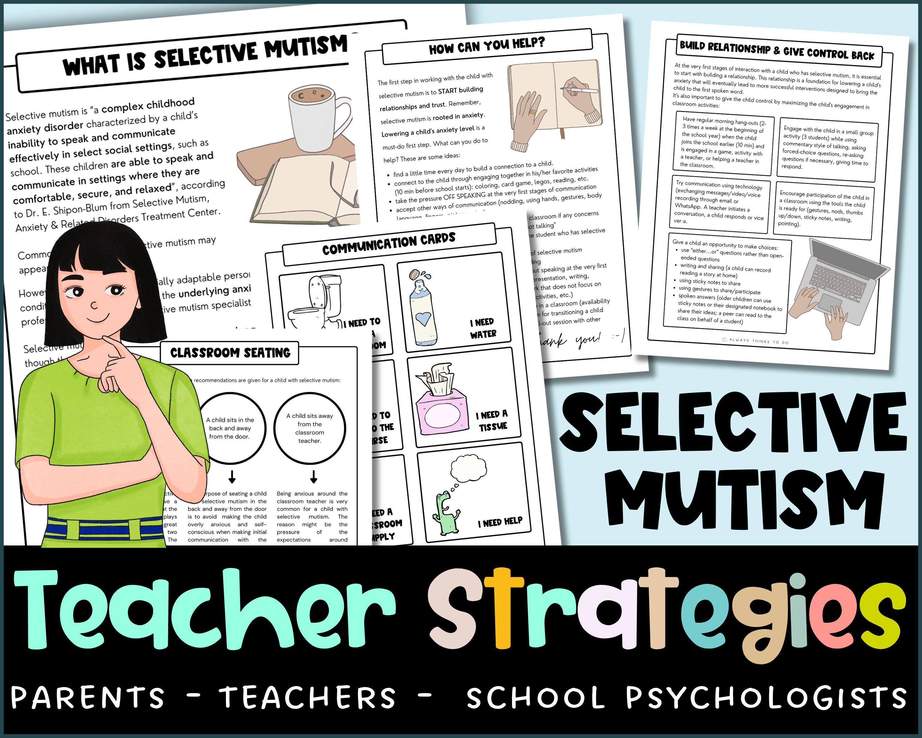 Selective Mutism Classroom Accommodations Selective Mutism Anxiety ...