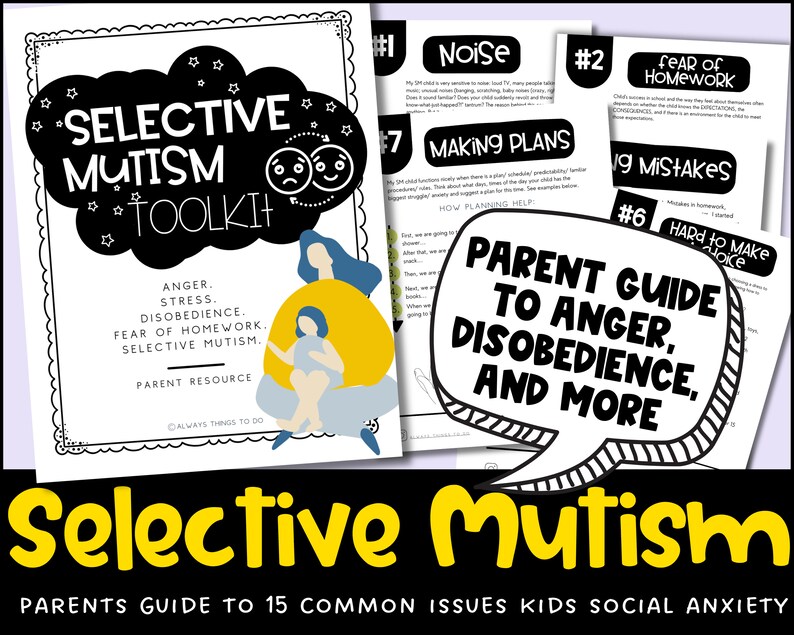 Selective Mutism Parent Strategies Kids Social Anxiety Parent ...