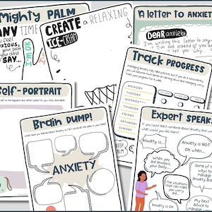 Anxiety Workbook for Kids Worry Worksheets Anxiety Worksheets for Kids ...