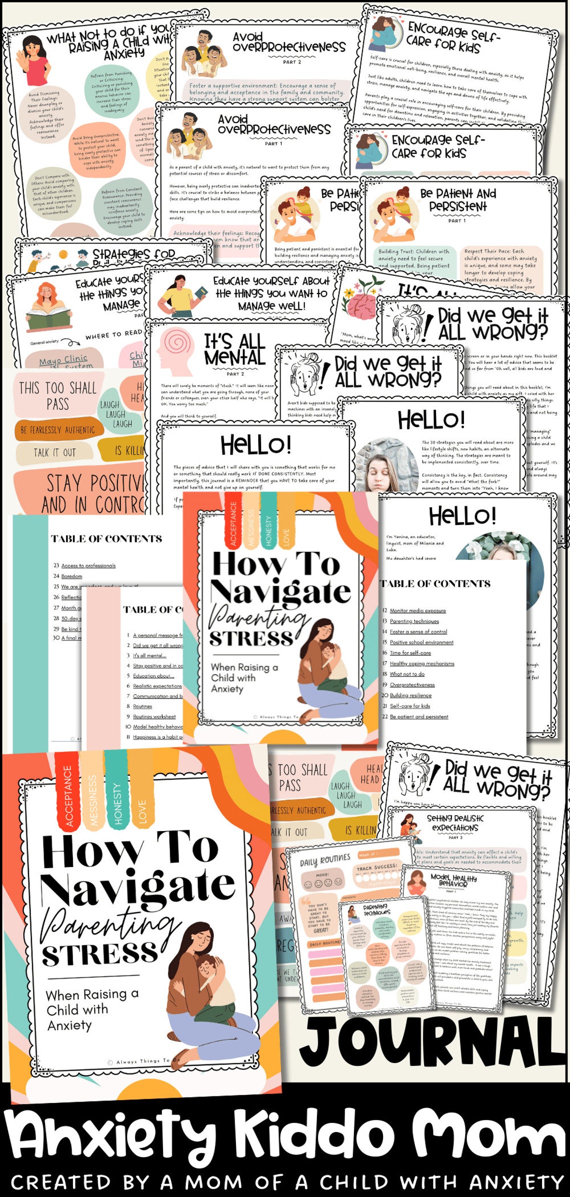 Parenting Worksheets Anxiety Kids Parents Tips for Raising a Child With ...