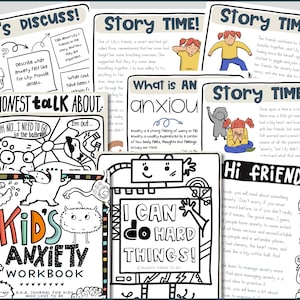 Anxiety Workbook for Kids Worry Worksheets Anxiety Worksheets for Kids ...