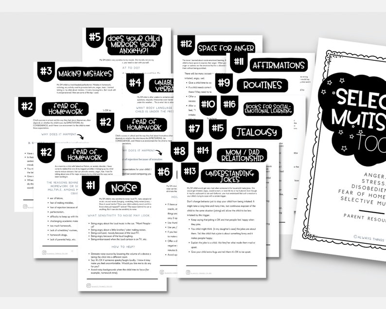 Social Anxiety Toolkit Selective Mutism IEP 504 Goals Selective Mutism ...