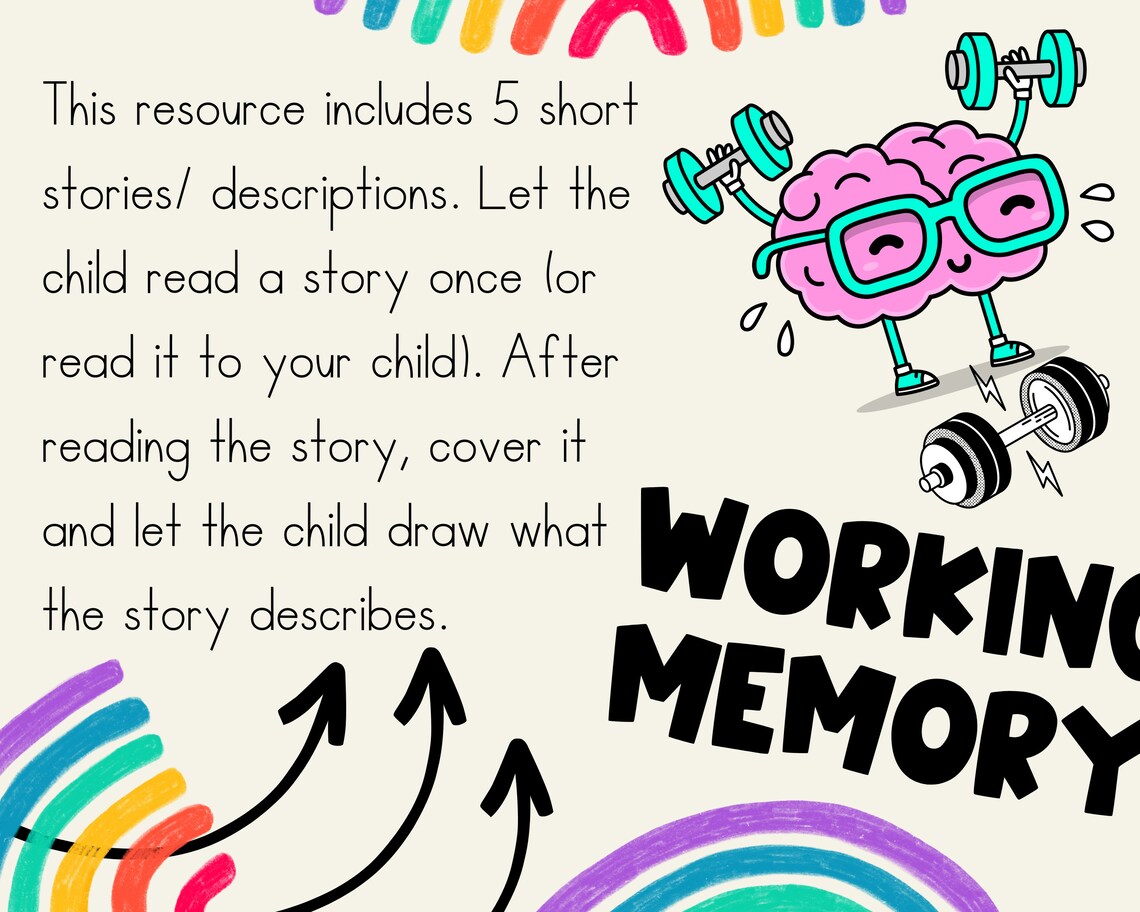 Kids Memory Game Printable Memory Game for Working Memory Game for Kids ...