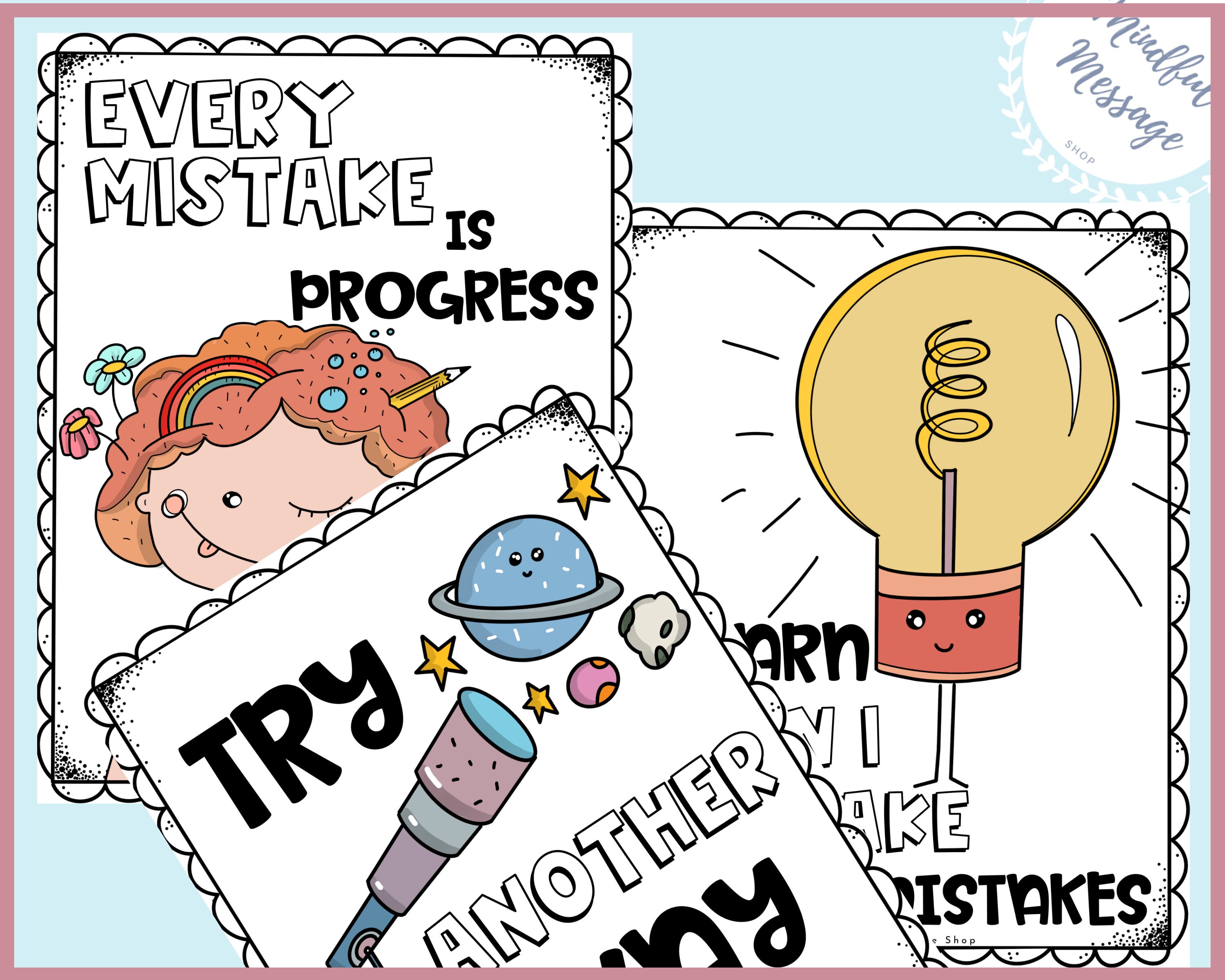 Growth Mindset Poster Growth Mindset Kids Printables Growth Mindset ...