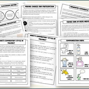 Selective Mutism Teacher Pack Selective Mutism Information Pack for ...