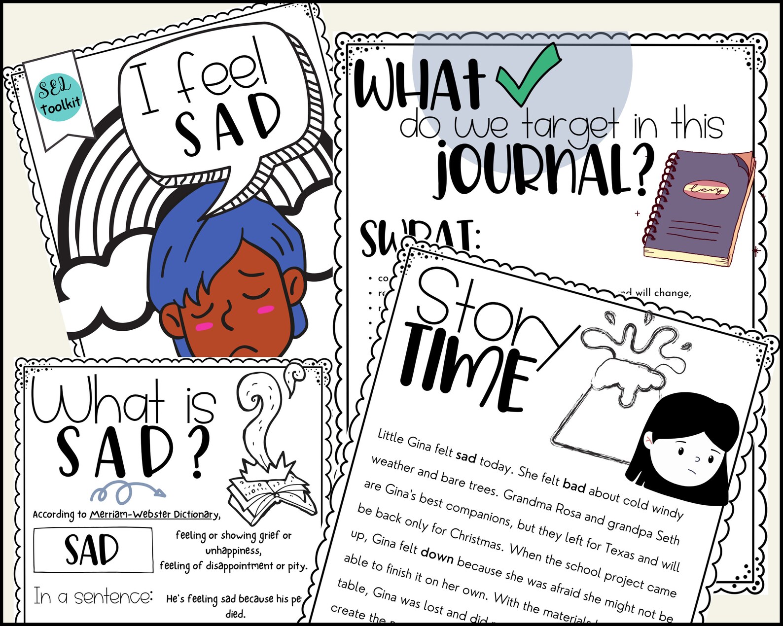 Feelings Printable Pack Feelings Journals Feelings Printables Feelings ...