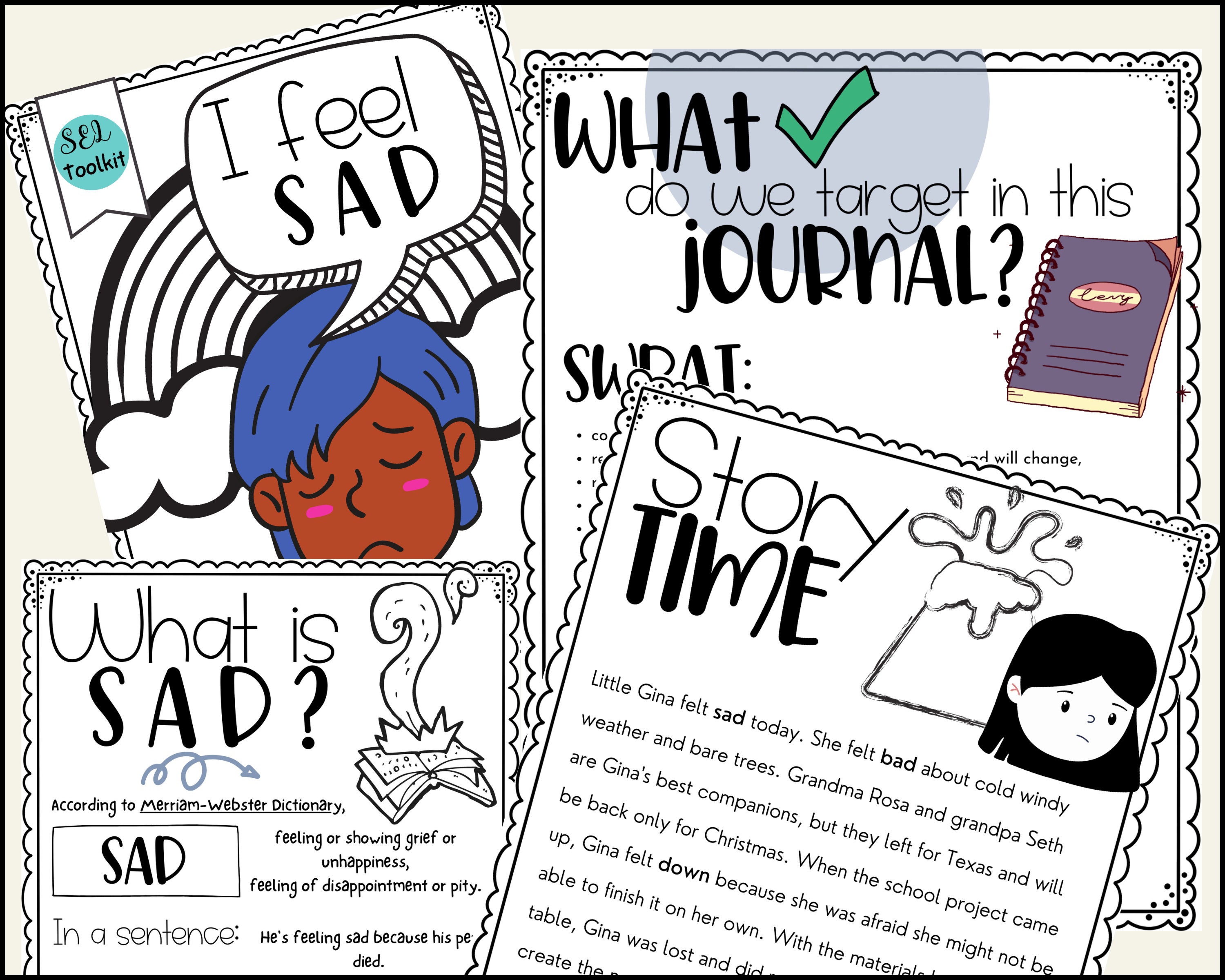 Feelings Printable Pack Feelings Journals Feelings Printables Feelings ...