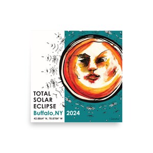 Buffalo Solar Eclipse Limited Edition Print - 4.8.2024 Path of Totality ...