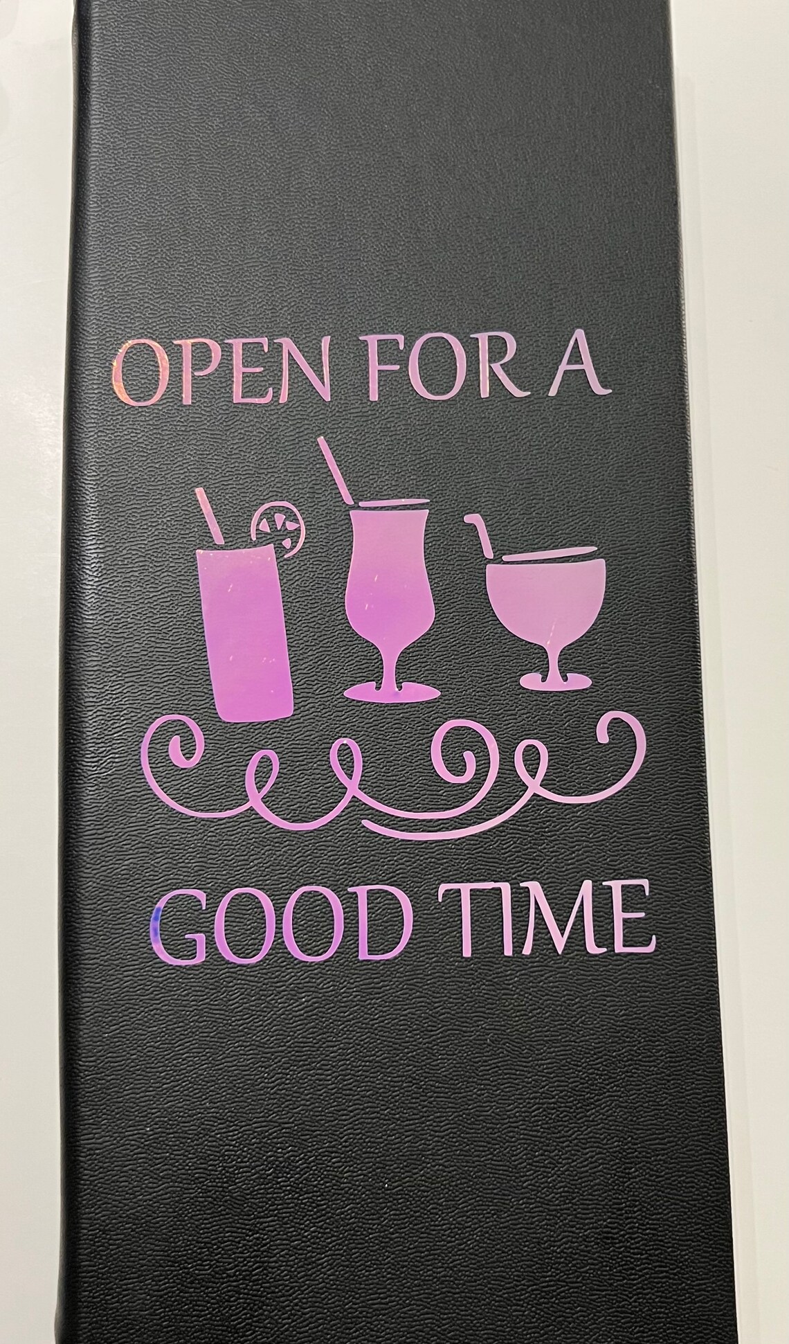 Custom Bartesian Menu ready to Ship - Etsy