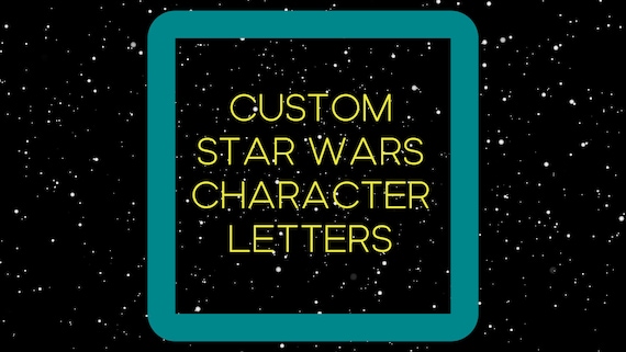 Letter From Star Wars Character Personalized for You See - Etsy